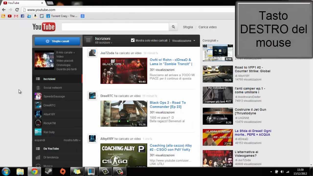 Come Tornare Alla Vecchia Interfaccia Di YouTube - YouTube