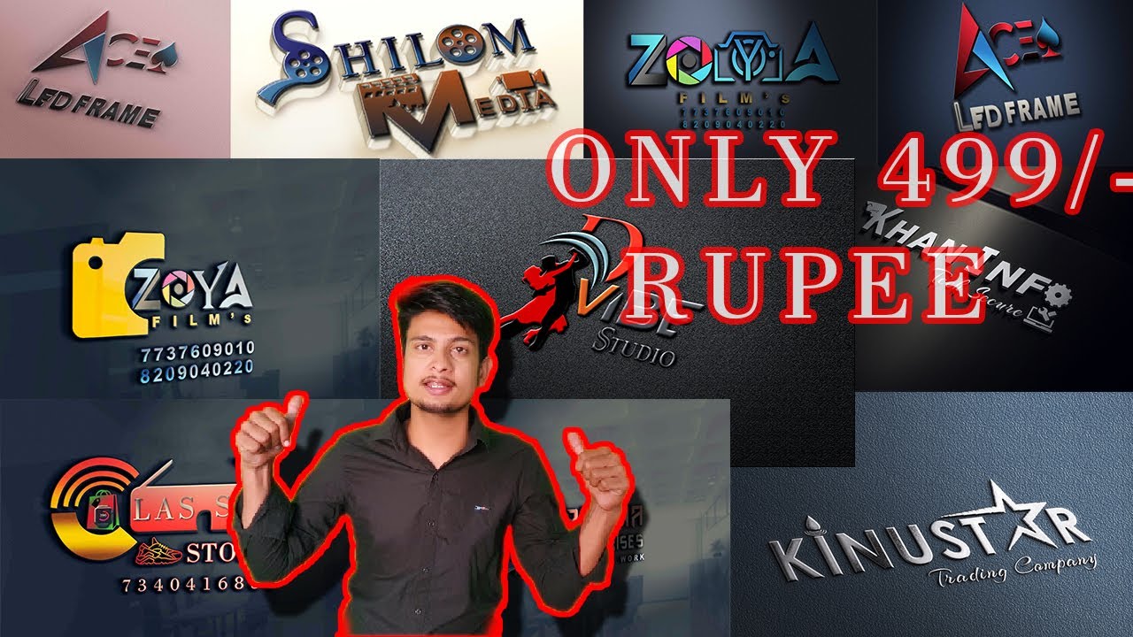 Logo design only 499/- rupee , logo design offer for limited time ...