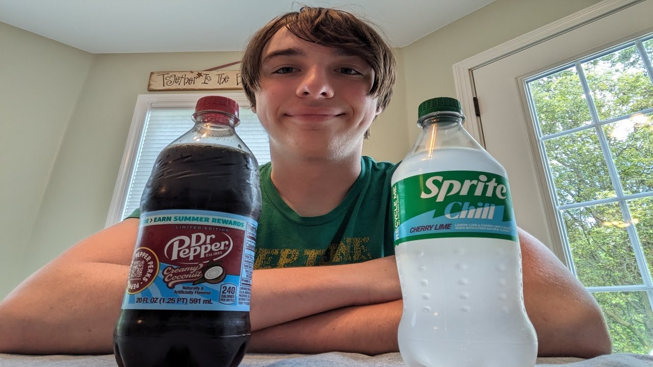 Dr Pepper Creamy Coconut And Sprite Chill Review! - YouTube