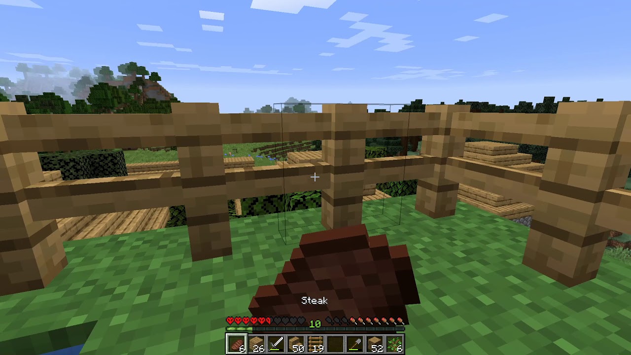 Minecraft Hardcore - Constructing The House - Episode 4 - YouTube