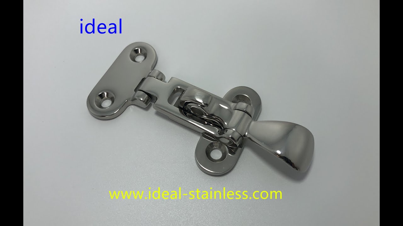 Ideal Stainless Steel Anti-Rattle Latch - YouTube