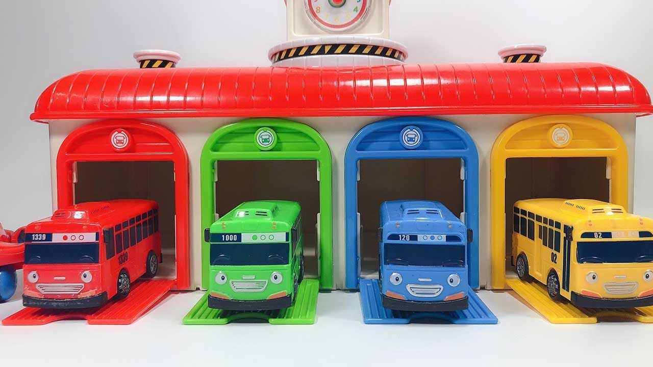 Finger Family Songs tayo Le petit bus garage enfants drôles - YouTube