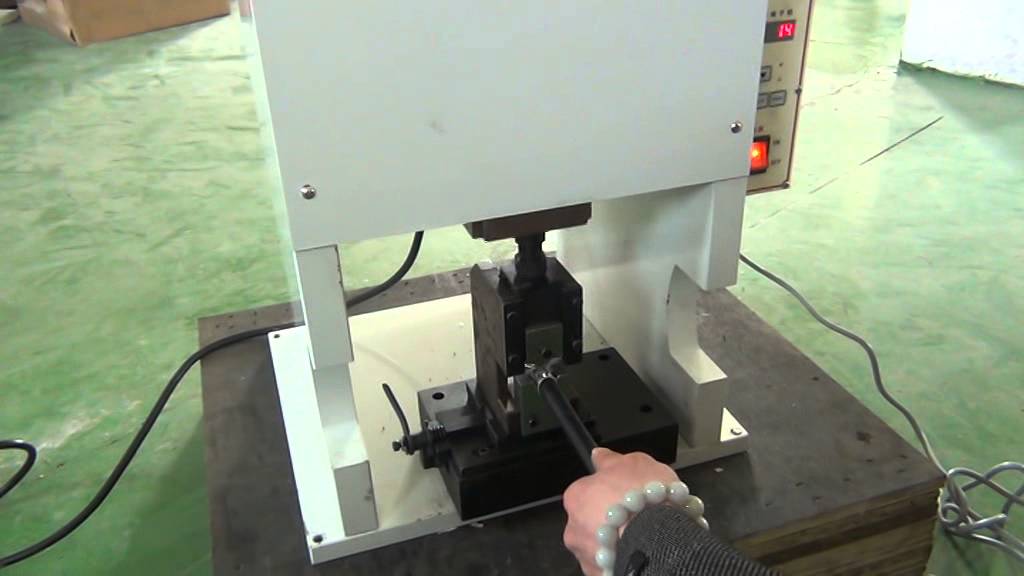 HC-8T Terminal crimping machine - YouTube