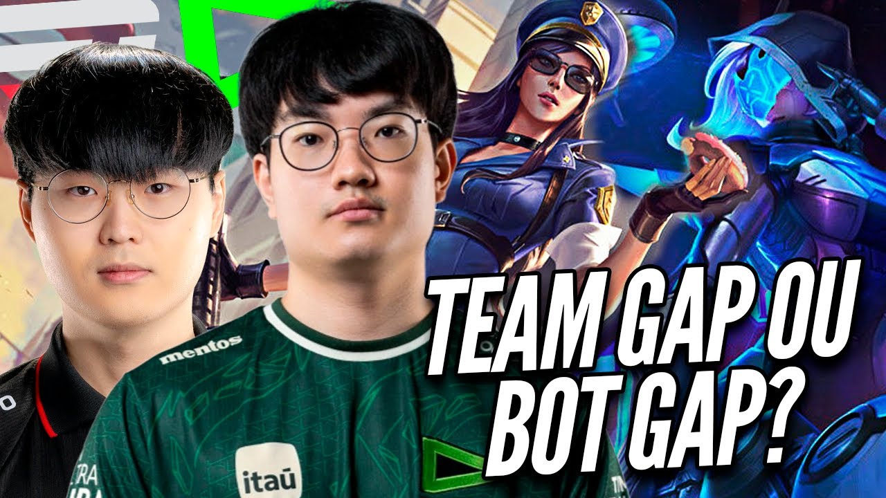 LOUD ROUTE de CAITLYN e PAIN KURI de ASHE vs BUERO e ELKINHO, BOT GAP ou TEAM GAP?? - YouTube