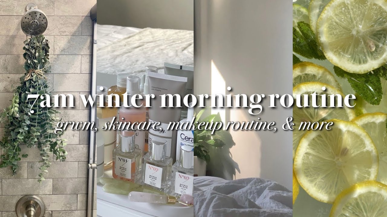 my 7am moring routine: grwm for school, skincare & makeup ft. Ana Luisa ...