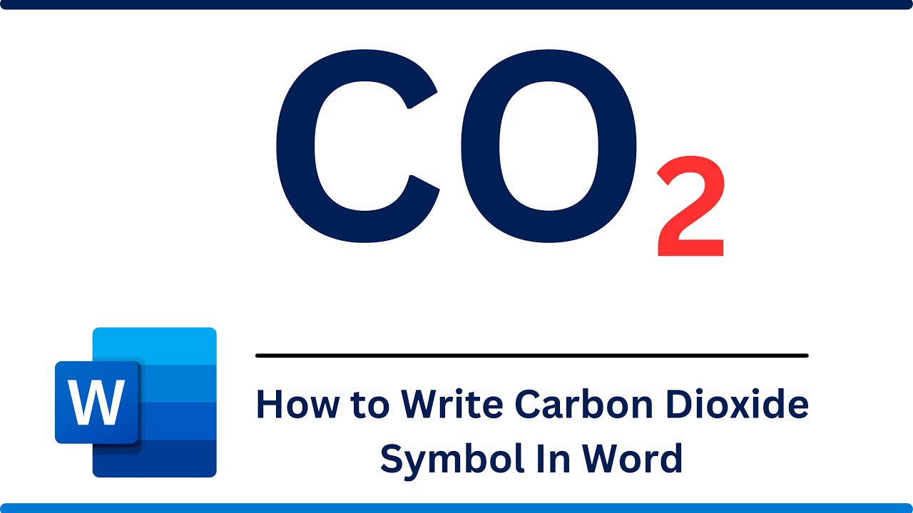 how-to-write-carbon-dioxide-symbol-in-word-youtube