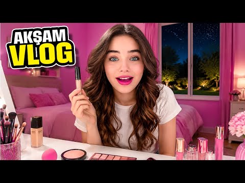 ELİF SİNEM EVDE ODAMDA AKŞAM VLOG !! 
