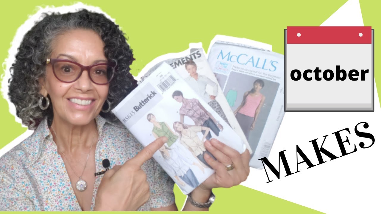 3 GARMENTS IN 3 MIN - MY OCTOBER 2021 SEWING MAKES - #FRIDAYSEWS - YouTube