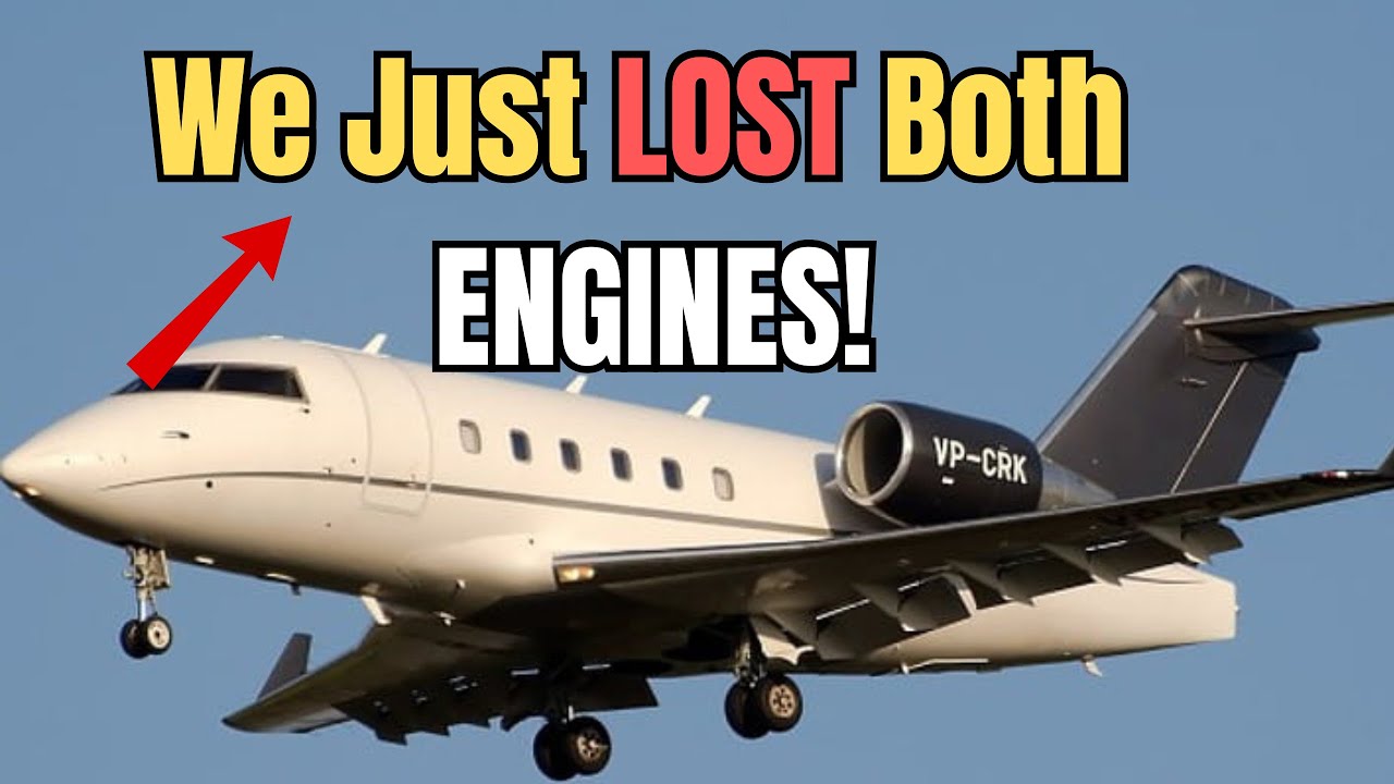 BOTH ENGINE FAILURE! Business Jet Crash on Highway (Real Audio) - YouTube