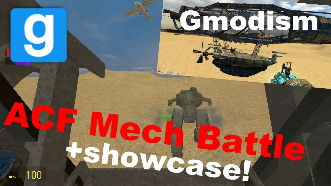Garry's Mod | ACF Mech & Tank Battles +Mixed showcase with skilled ...