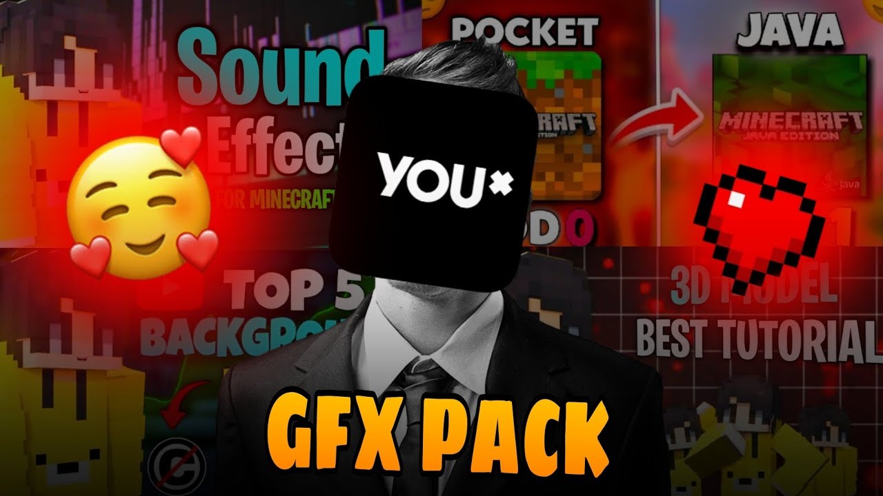 🔥Trending GFX PACK For Minecraft Video & Thumbnail 🤯 (Don't Miss) - YouTube