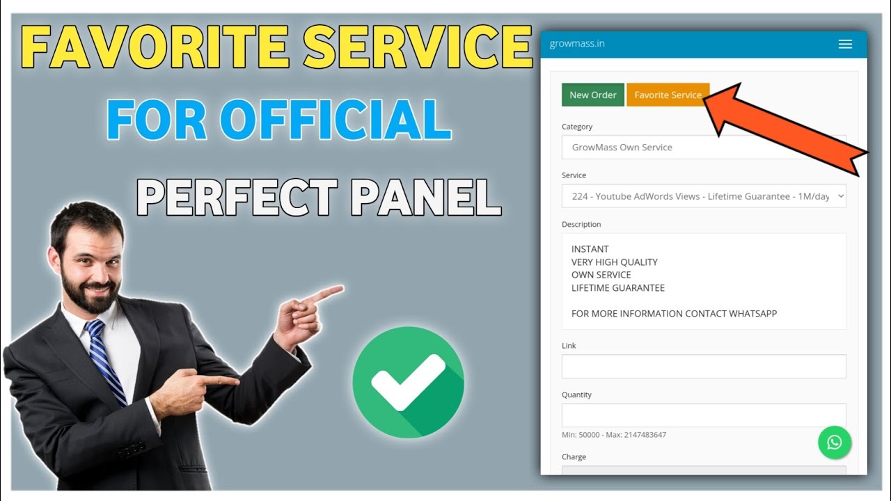 Favorite Service feature for official Perfect panel || Perfect Panel Features || AddONSUPPLY ...