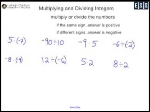 Operations with Integers - YouTube