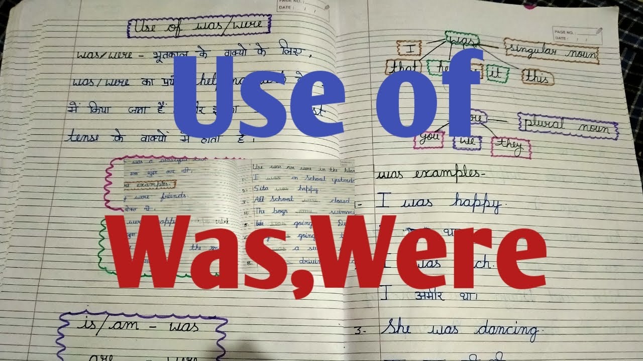 Use of was and were ...... - YouTube
