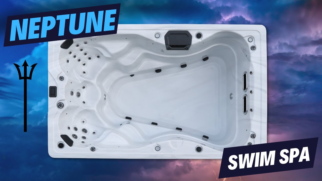 Neptune Swim Spa by H2O Hot Tubs - YouTube