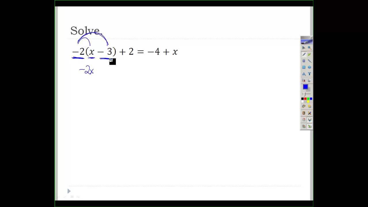More Complex Linear Equations - YouTube