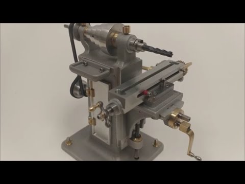 1/12 Scale - Functional Milling Machine -- Check It Out !! - YouTube