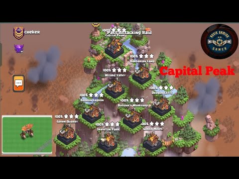 Clan Capital attack strategy CAPITAL PEAK (Clash Of Clans) - YouTube