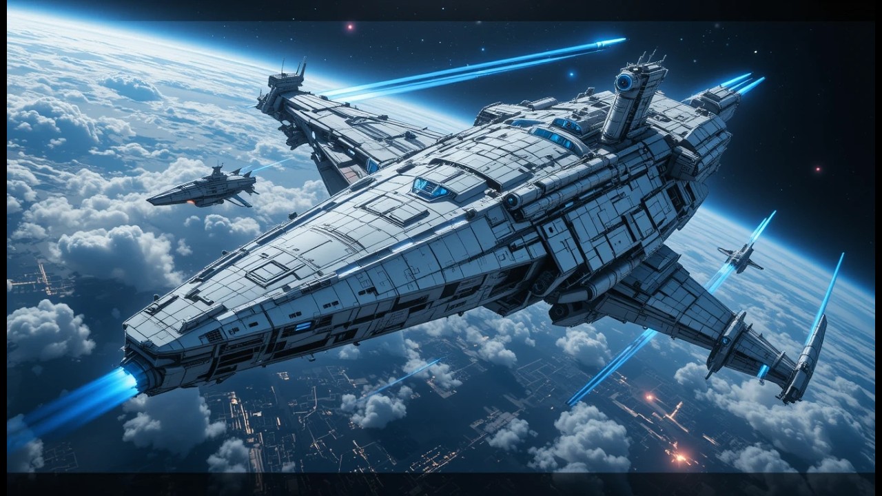 The Galaxy’s First Look at Humanity’s Titan-Class Warship—The Council ...
