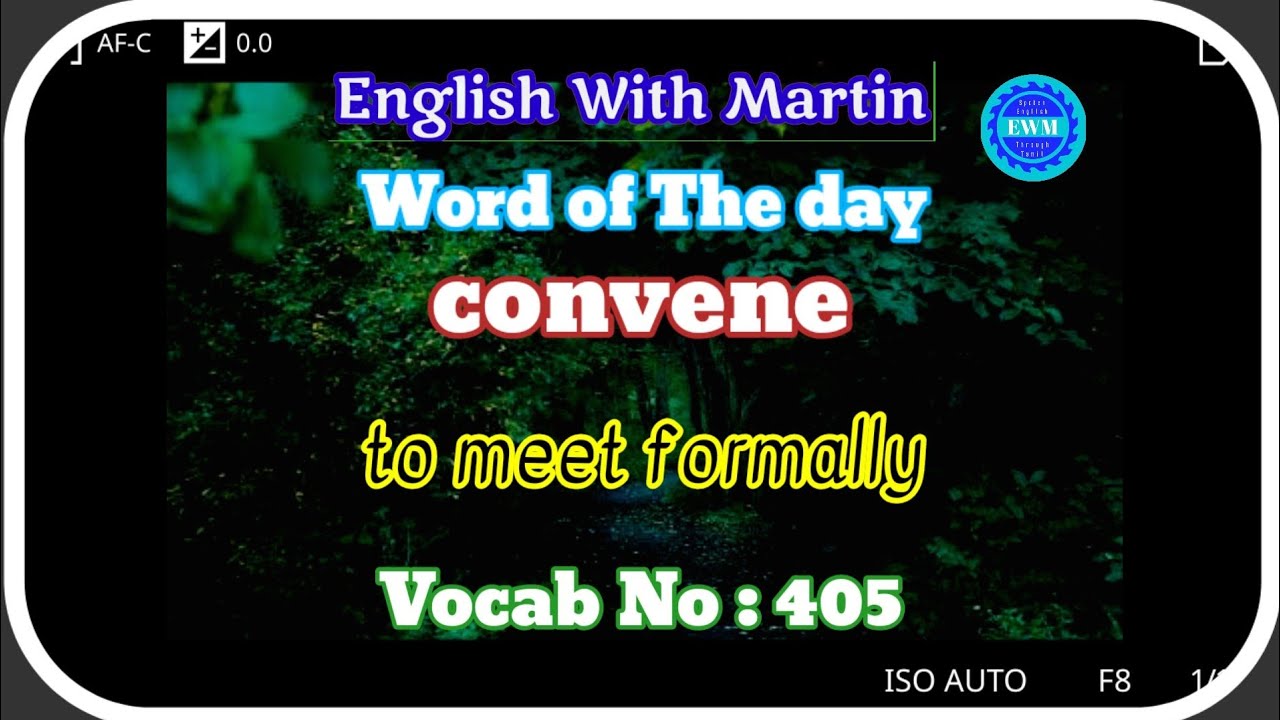 convene Tamil meaning | pronunciation & a sentence | vocabulary ...