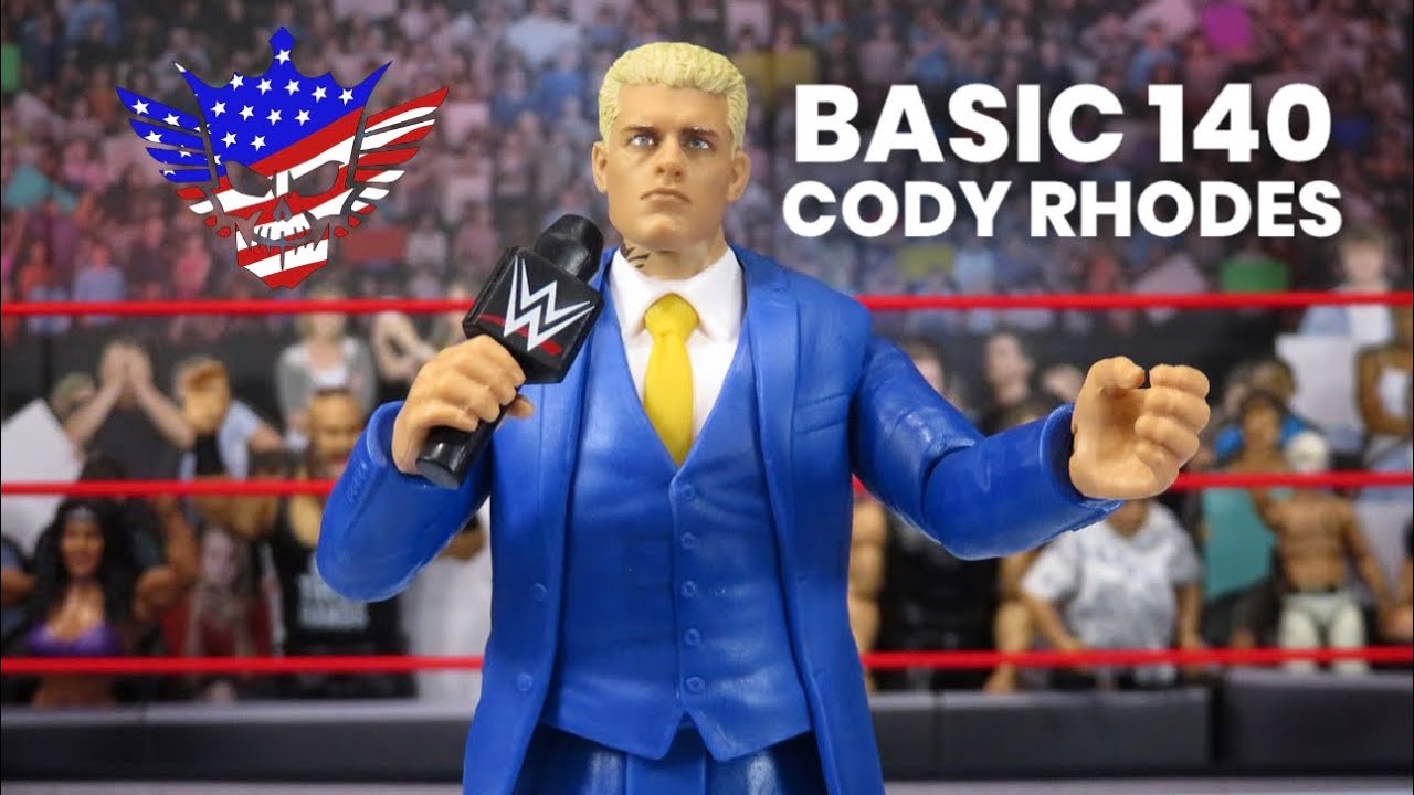 WWE Mattel Basic 140 Cody Rhodes Figure Review! - YouTube