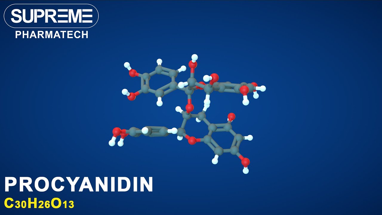 Procyanidin (A and B type) | C30H26O13 | 3D molecule - YouTube