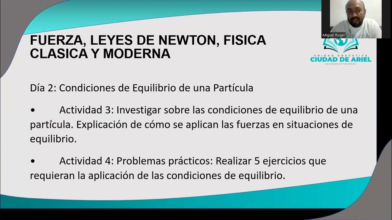 Proyecto de Fisica Fuerza y Leyes de Newton Bachillerato - YouTube
