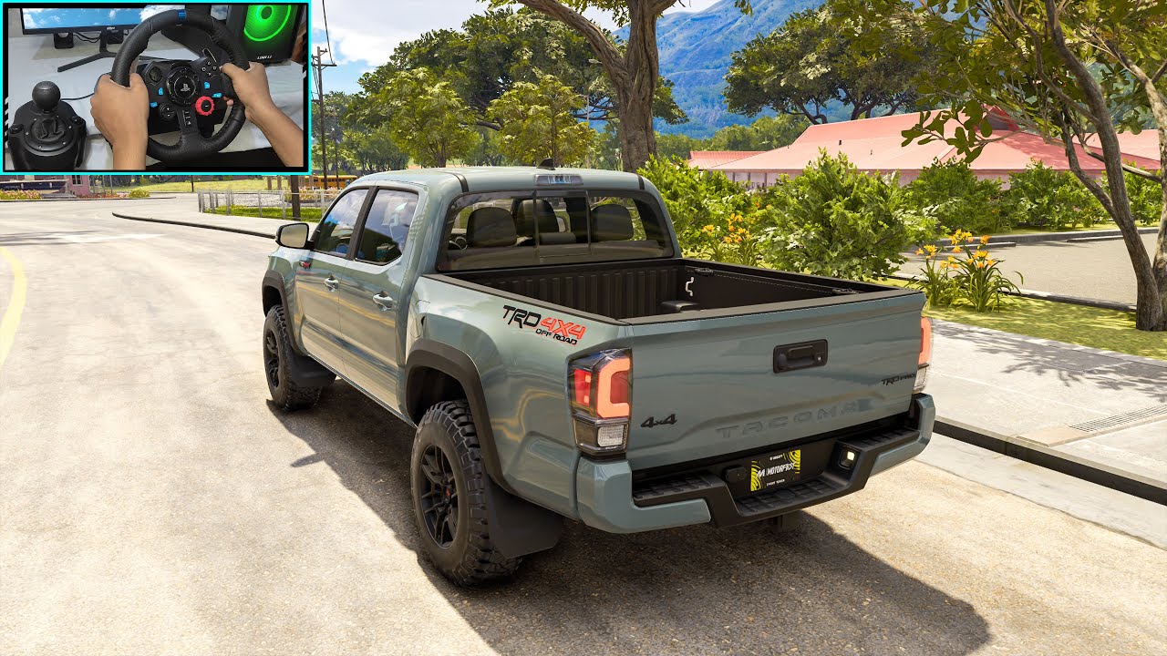 Toyota Tacoma | The Crew Motorfest | Steering Wheel + H-Shifter Gameplay - YouTube