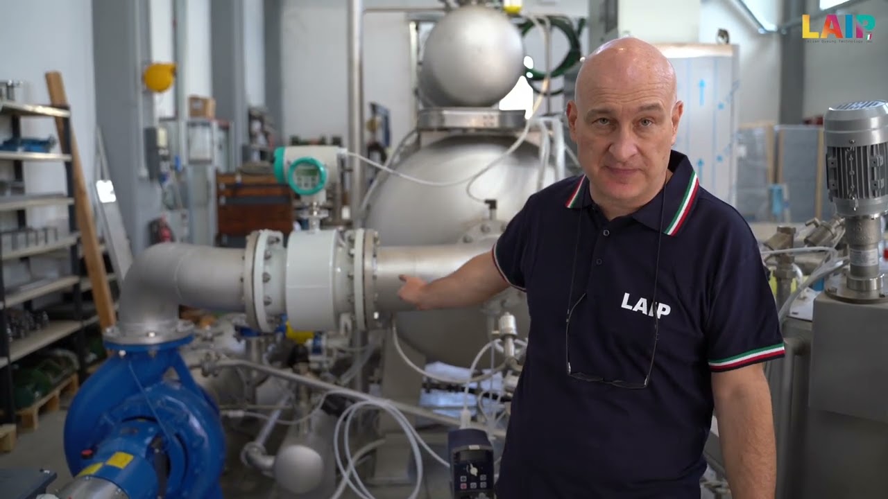 Warp knit and woven fabrics dyeing machine - Beam by LAIP - YouTube