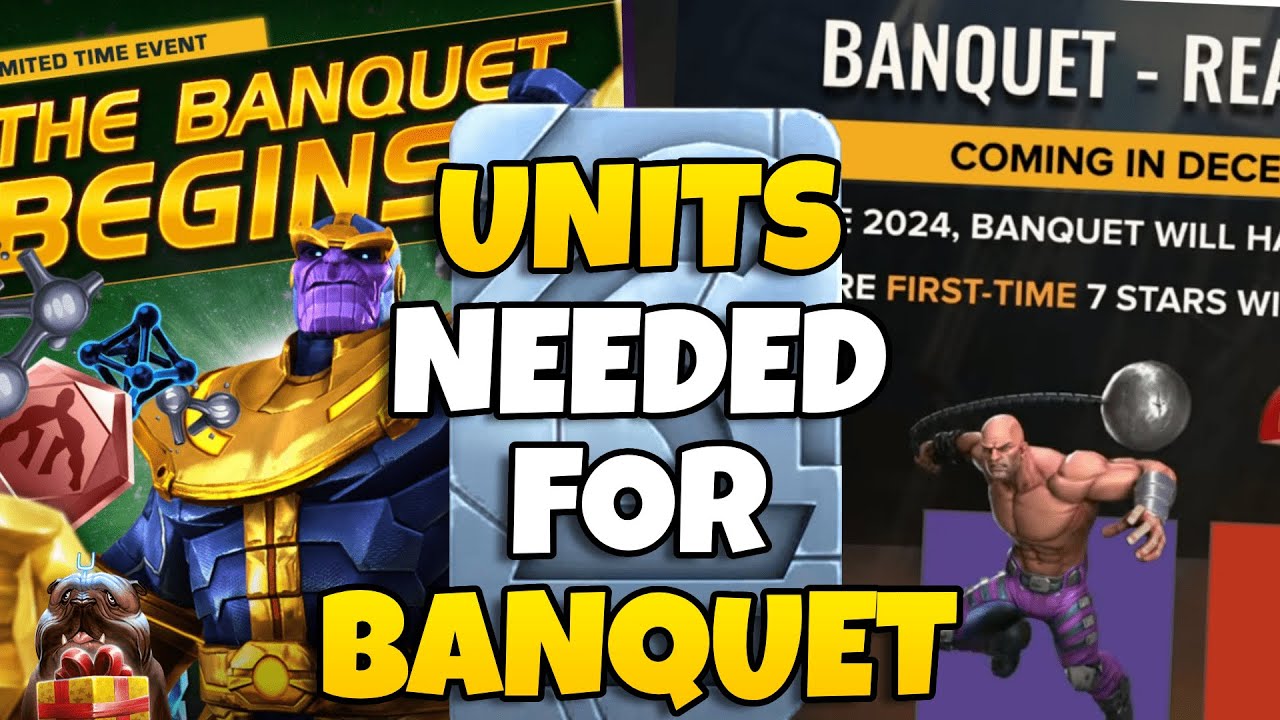 HOW MANY UNITS NEEDED FOR BANQUET EVENT + 7 STAR ABS MAN | MCOC BANQUET ...