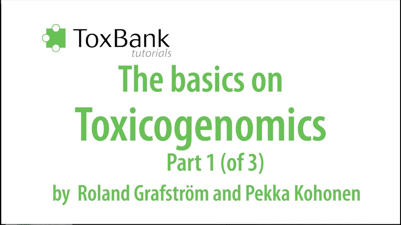 TOXBANK Tutorials: The basics on Toxicogenomics (Part 1 / 3) - YouTube