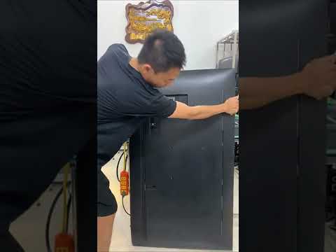 How to open samsung tv box without screws.