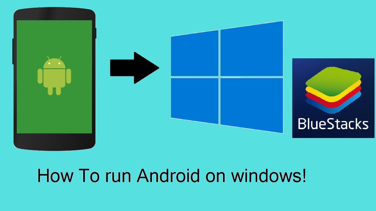 How to run ANDROID on a windows platform!-Bluestacks - YouTube