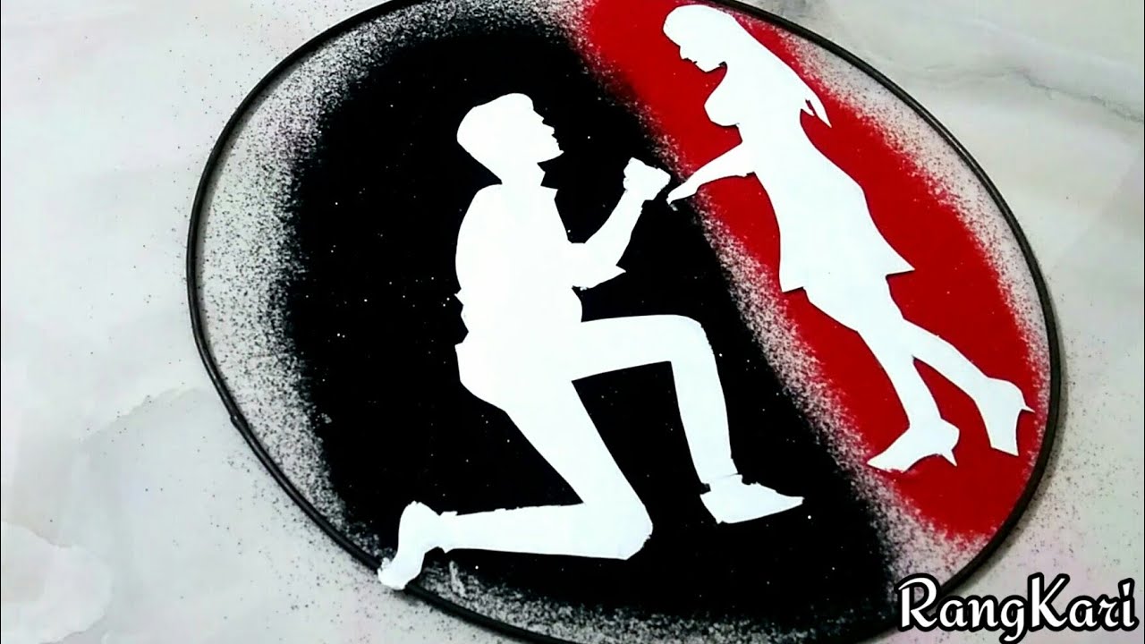 engagement rangoli l rangoli for ring ceremony l sakharpuda rangoli l ...