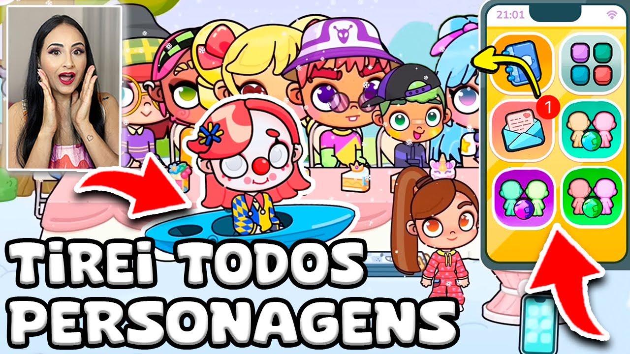 😱TIREI TODOS OS PERSONAGENS DO PAZU AVATAR WORLD E FIZ UMA GRANDE FESTA | SEGREDOS E HACKS - YouTube