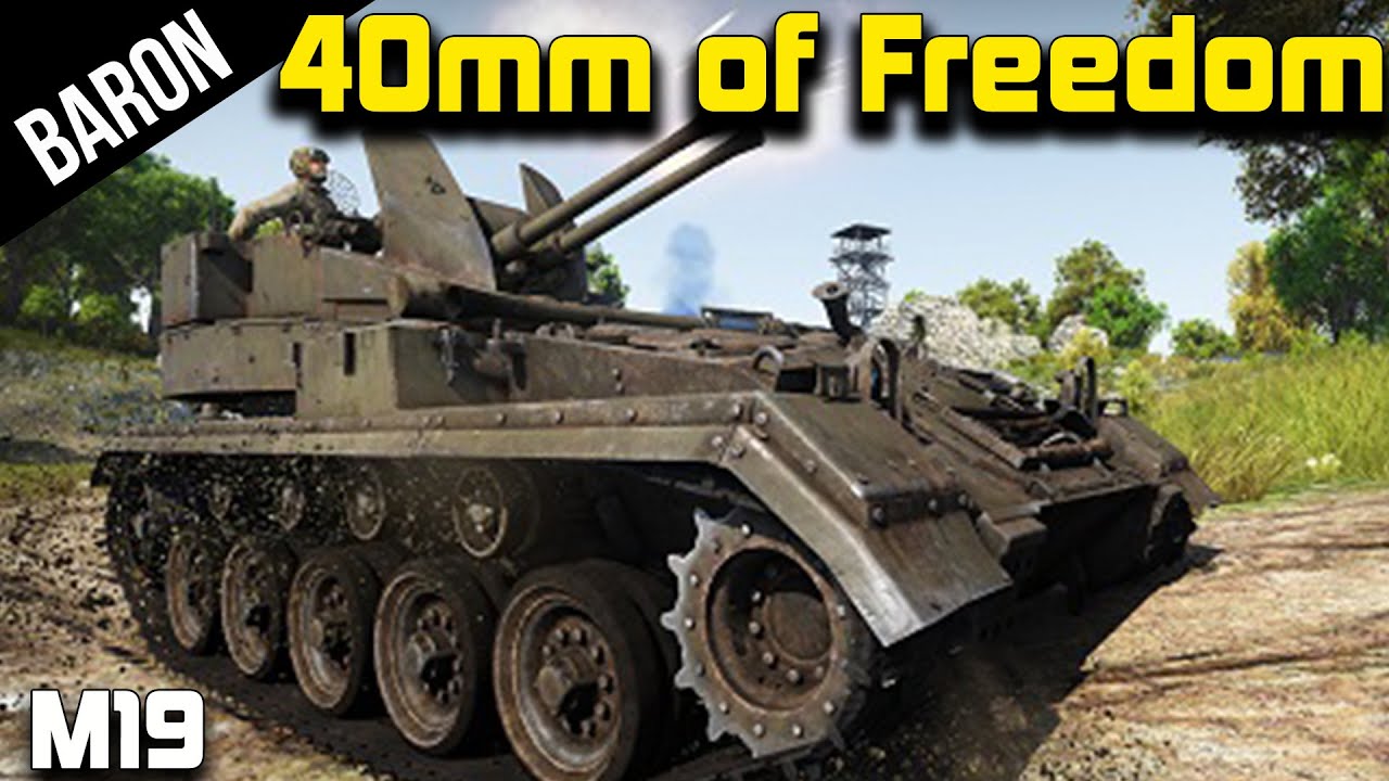 War Thunder American Flak - M19 40mm Freedom Dispenser! - YouTube