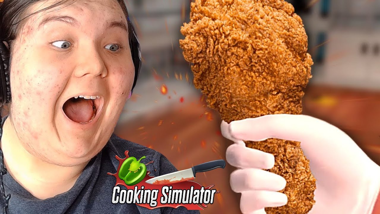 Cooking Fried Chicken in cooking Simulator! - YouTube