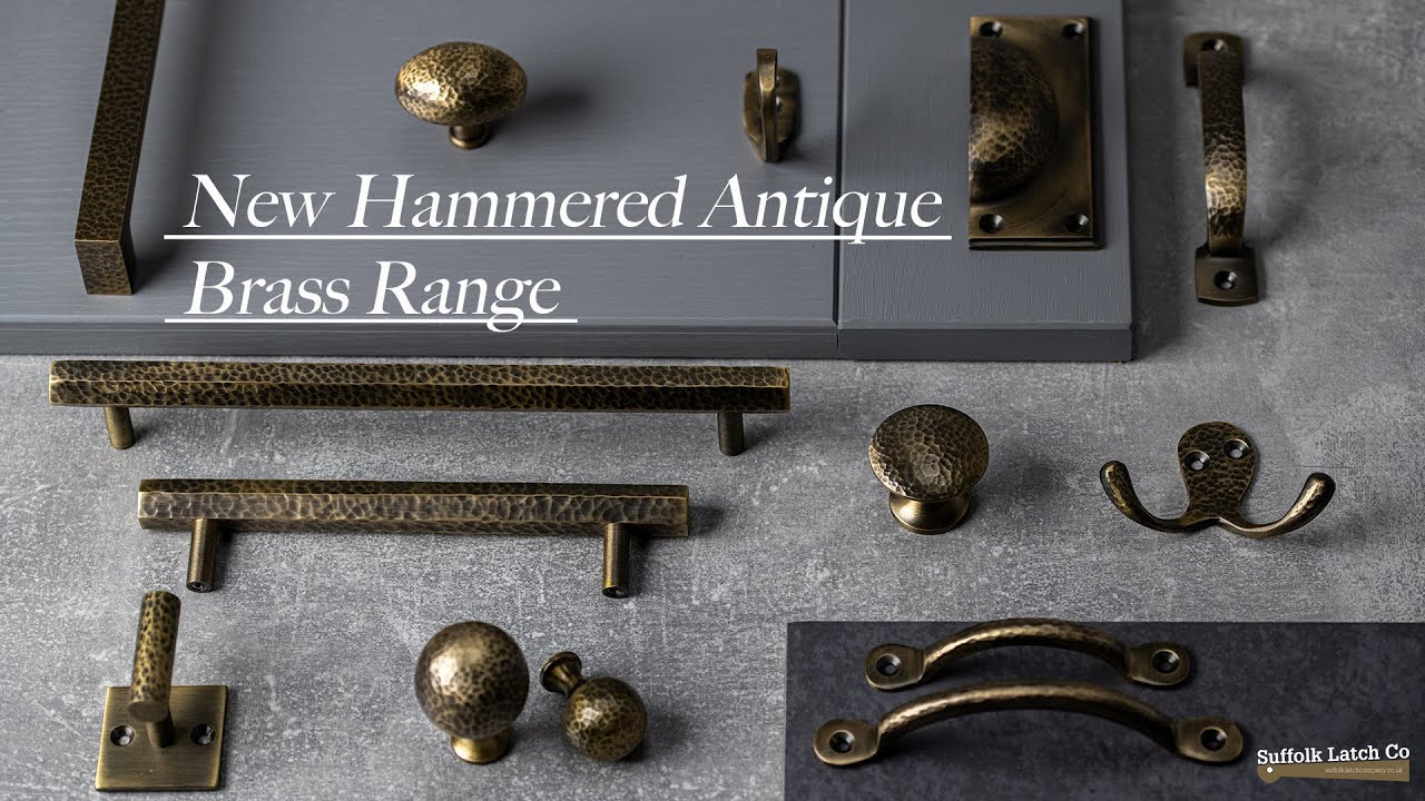 Introducing our new Hammered Antique Brass Range - YouTube