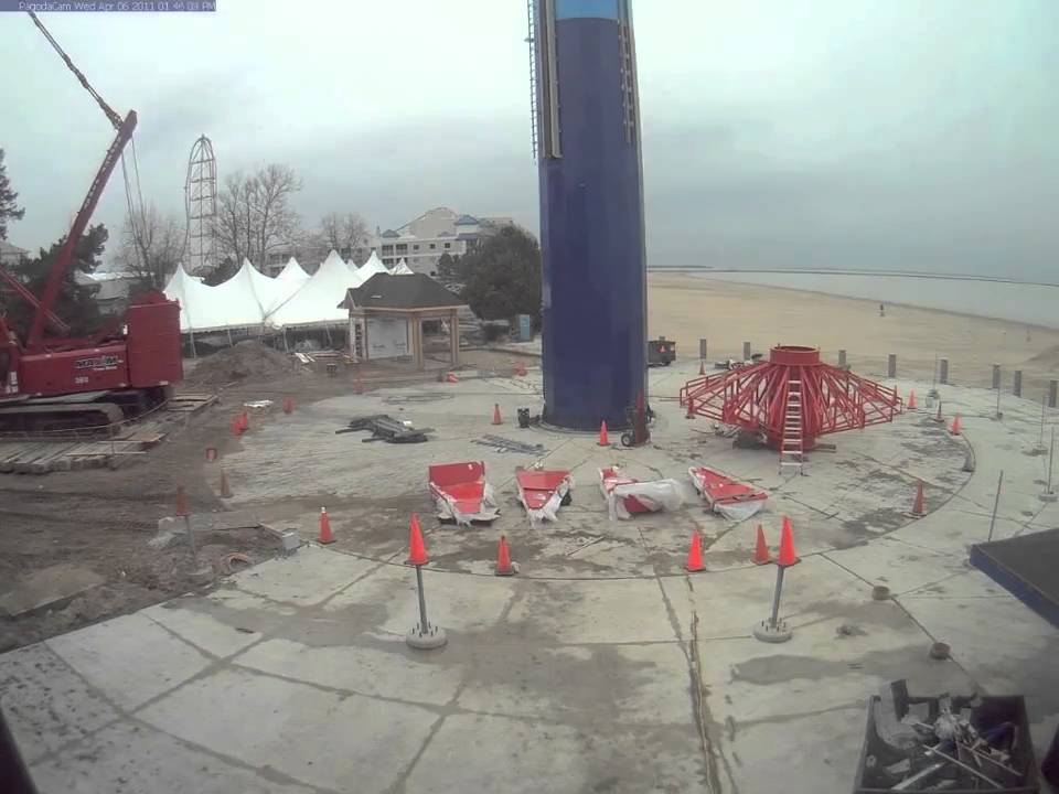 Cedar Point WindSeeker Time Lapse (04/03 - 04/09) - YouTube