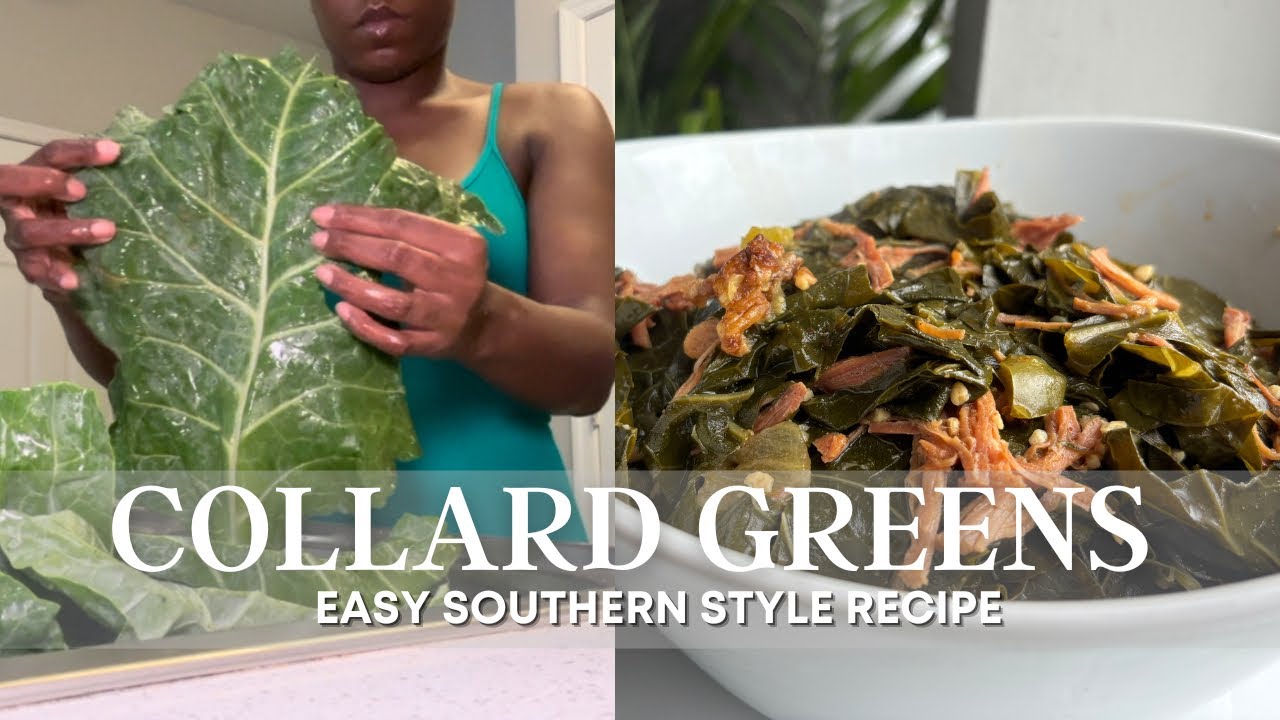 THE EASIEST SOUTHERN COLLARD GREENS RECIPE | WITH SMOKED TURKEY ...