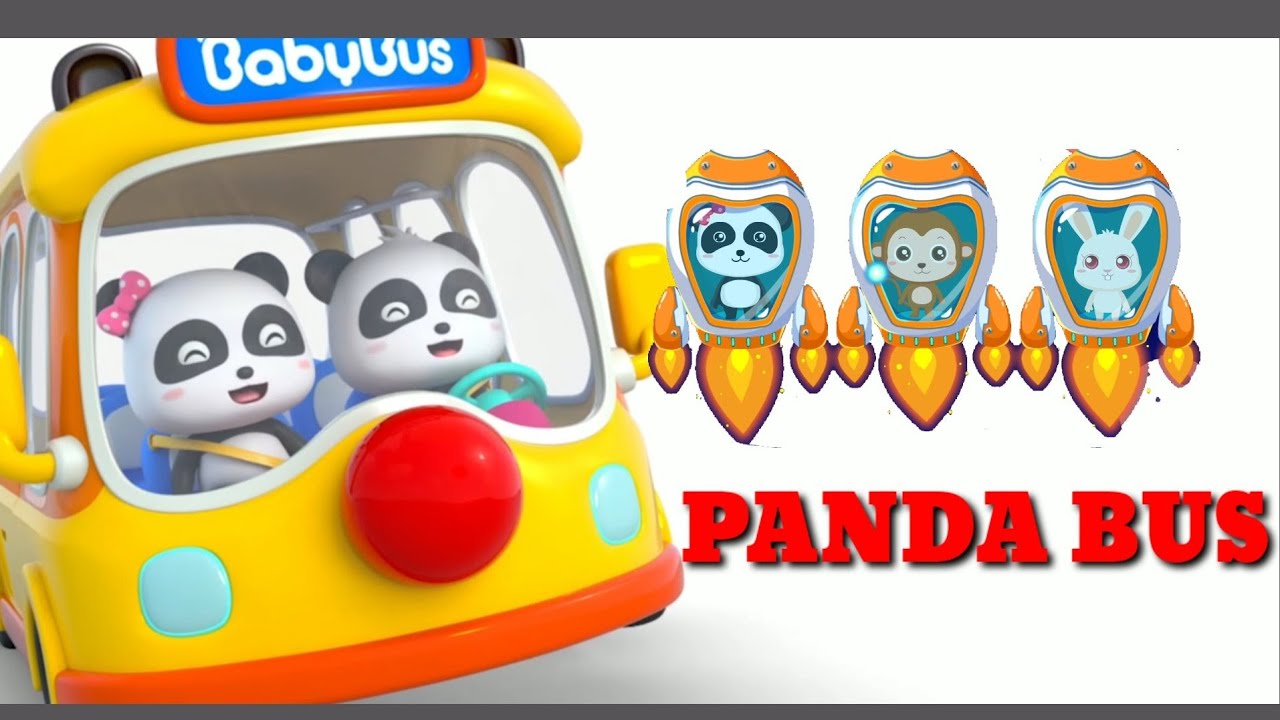 Baby panda bus and friends eating foods - YouTube