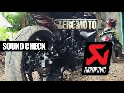 Akrapovic Pipe | Sniper 150 | SOUND CHECK | - YouTube