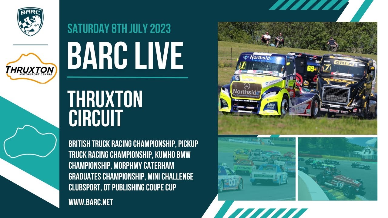 BARC LIVE | Thruxton | July 8th 2023 - YouTube