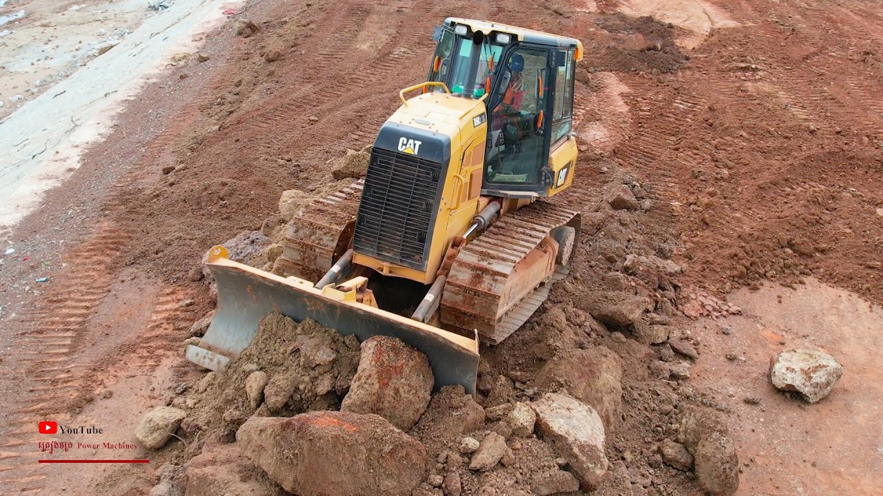 Dozer Building Road Construction Operating Motor Grader Roller Dump ...