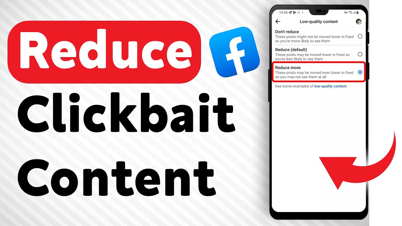 How To Reduce Clickbait Or Scam Content In Facebook - Full Guide - YouTube