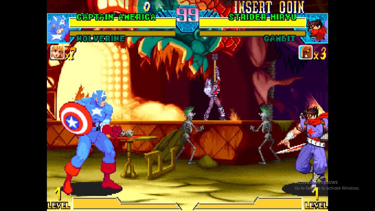 Captain America VS Strider Hiryu | Marvel vs Capcom | EP-1219 | # ...