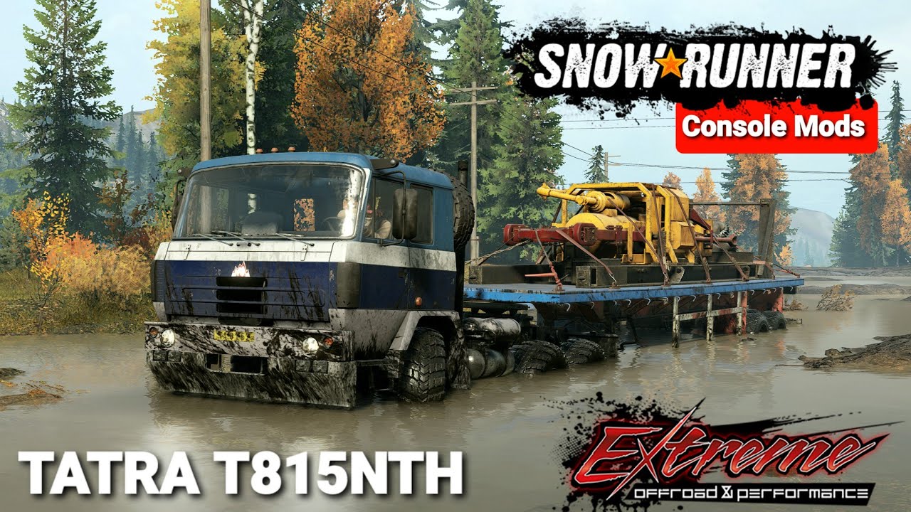 New Trucks TATRA T815NTH In SnowRunner Update xbox one - YouTube