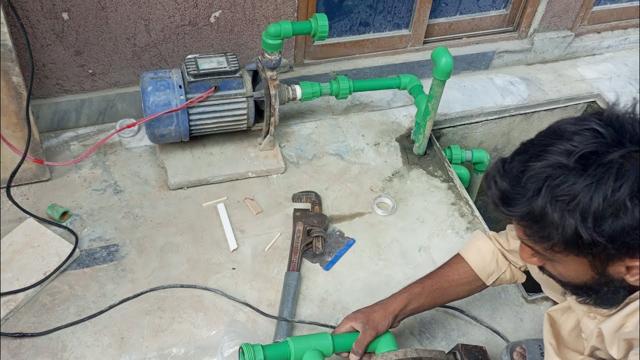 MonoBlock Pump installation in Islamabad #plumbingservices # ...