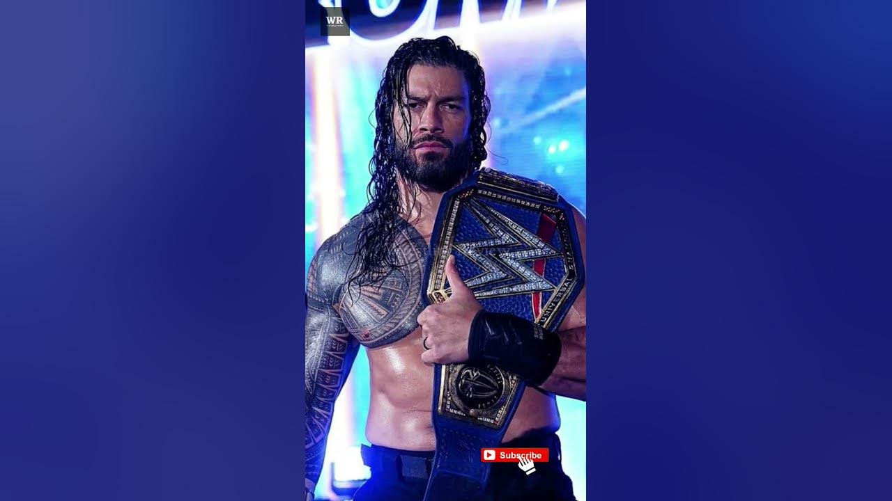 Shorts Roman Reigns Makes History In Wwe Roman 3 Belt Wwe