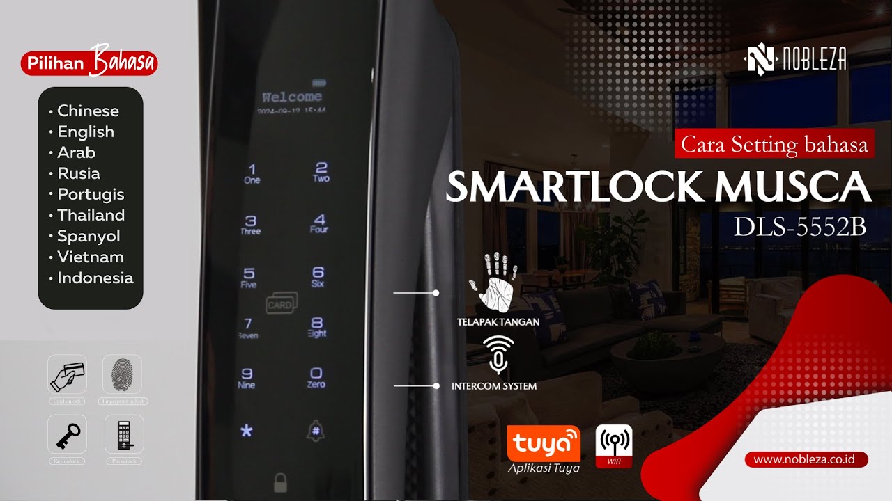 Setting BAHASA MUSCA Tutorial cara mengganti Bahasa pada Smart Door ...